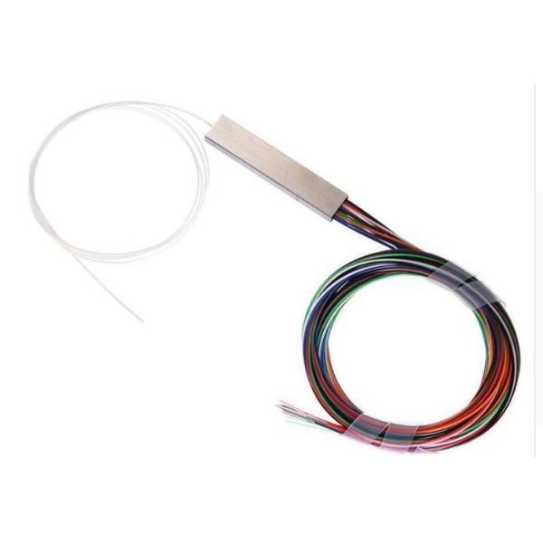 Quality 1.5m Fiber Optic PLC Splitter , Optical Cord Splitter Without Connector for sale