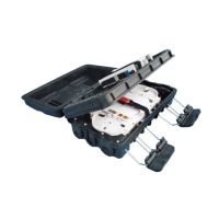 Quality 6 Port Horizontal Fiber Optic Enclosure for Aerial/Direct Burial/Duct Mounting for sale