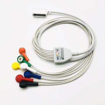 Quality Ge Healthcare Recorder Seer 7 Lead Holter Cable 1.1m Snap Connector for sale