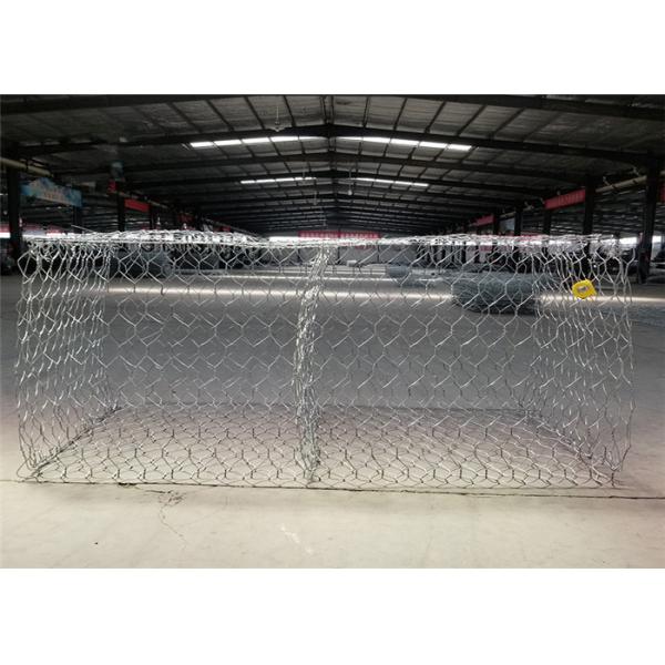Quality Hexagonal 2.7mm Gabion Wire Mesh Basket Stone Cage As Retaining Wall for sale