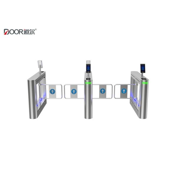 Quality Swing Arm Controlled Access Gates , Half Height Turnstile With Facial Recognition for sale