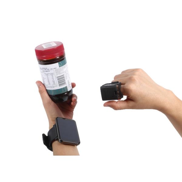 Quality Mini Cordless 2D Ring Barcode Scanner For Library Supermarket And Hospital for sale