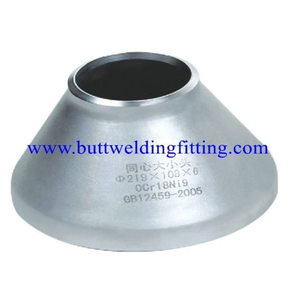 Quality Concentric Pipe Reducer Stainless Steel Reducer ASME A403 WP 347 / 347H / 316Ti for sale