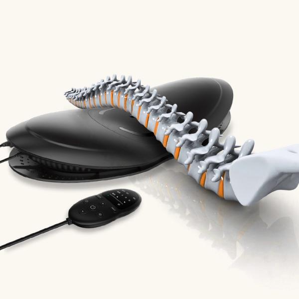 Quality ABS 110V lumbar massagers Air Compression Lower Back Massager With Heat for sale
