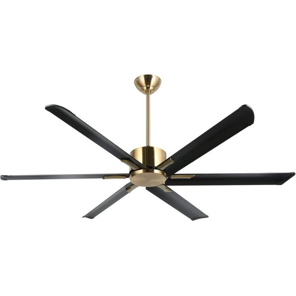 Quality 72-Inch Smart Ceiling Fan with Lights in Black/White/Gold Finish for sale