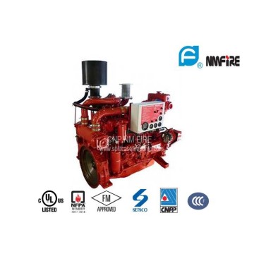 Quality Red Professional Fire Pump Diesel Engine 144KW With Water Cold Cooling for sale