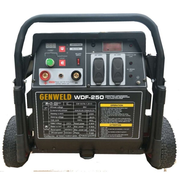 Quality GENWELD WDF-250A Engine Driven Welding Machine for sale