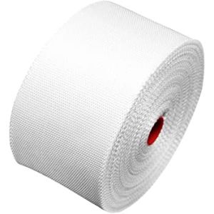 Quality Plain Weave Glass Cloth Insulation Tape 0.18mm 100mm White Parafin for sale