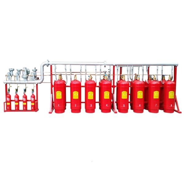 Quality Red Odorless Hfc227ea FM200 Gas Suppression System High Safety Environmental Friendly for sale