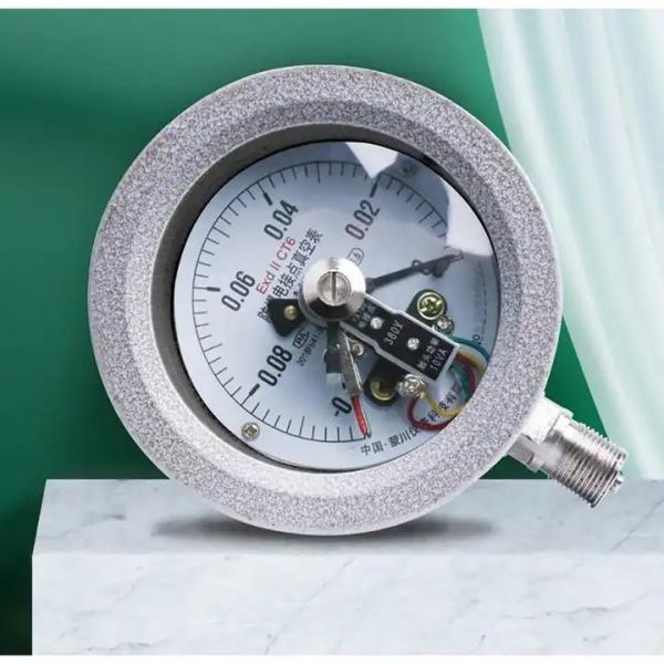 Quality YTX-100B Electric Contact Pressure Gauge Explosion Proof With 1.6MPa Switch for sale