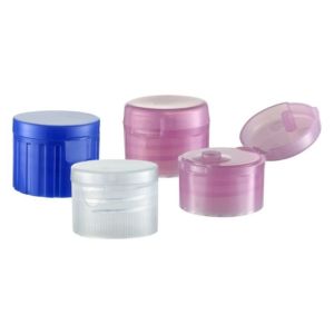 Quality Recyclable Direct 28mm Transparent Cylindrical Plastic Flip Top Cap for Bottles for sale