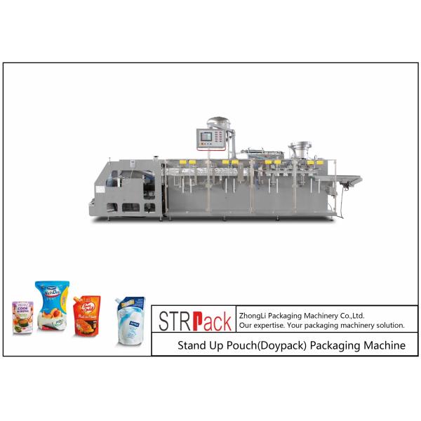 Quality 60bpm Speed Horizontal Form Fill Seal Machine , Doypack Packaging Machine for sale