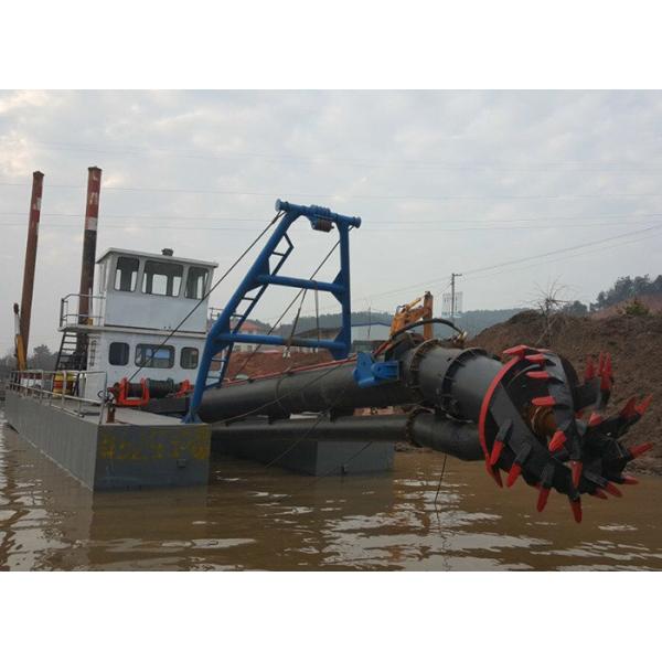 Quality WN350 30kw Pump Mud Dredging Boat For Waterway Maintenance And Navigation for sale