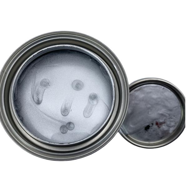 Quality M136 1K Medium Bright Silver Auto Paint Metallic Silver Car Paint Smooth Finish for sale