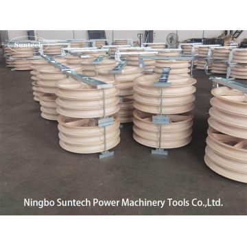Quality 822mm Large Diameter Bundled Conductor Stringing Pulley Block for sale