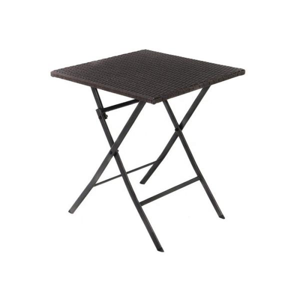Quality Multifunction Folding Rattan Garden Table Patio Bistro Furniture for sale