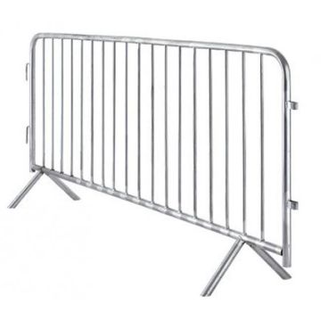 Quality Temporary Perimeter Fencing\Blue Portable Crowd Control Barriers Fence With Flat for sale