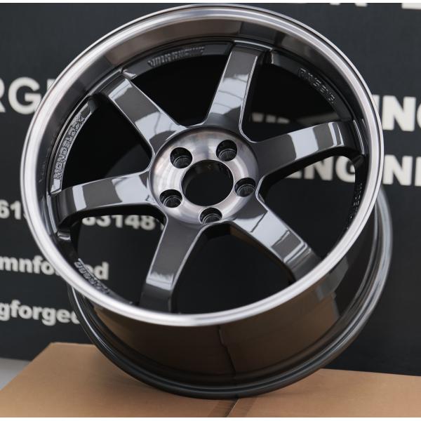 Quality Rays Volk Racing Forged Wheels Te37 SL Double Black Deep Dish for sale