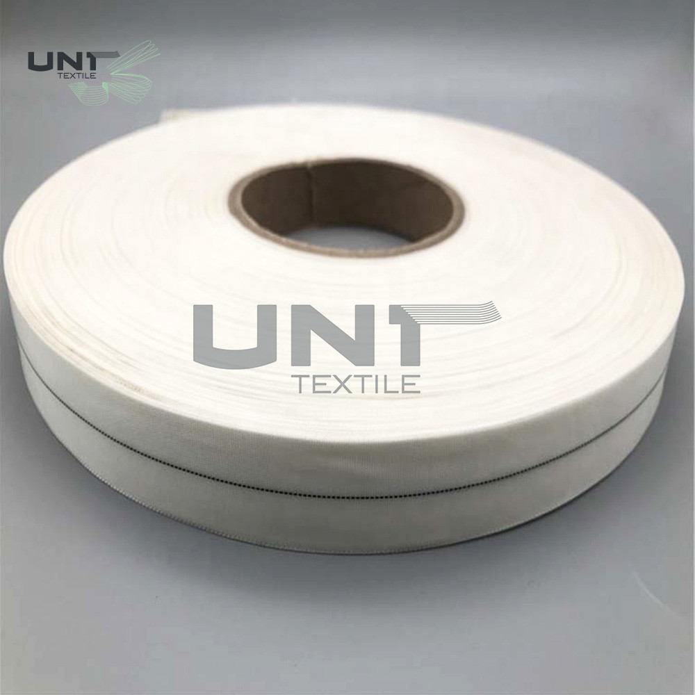 Quality White Woven Garments Accessories Nylon Wrapping Tape With Coating for sale