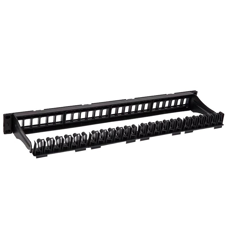 Quality CAT5 CAT6 Network Patch Panel UTP Blank Unloaded RJ45 24 Port Patch Panel for sale