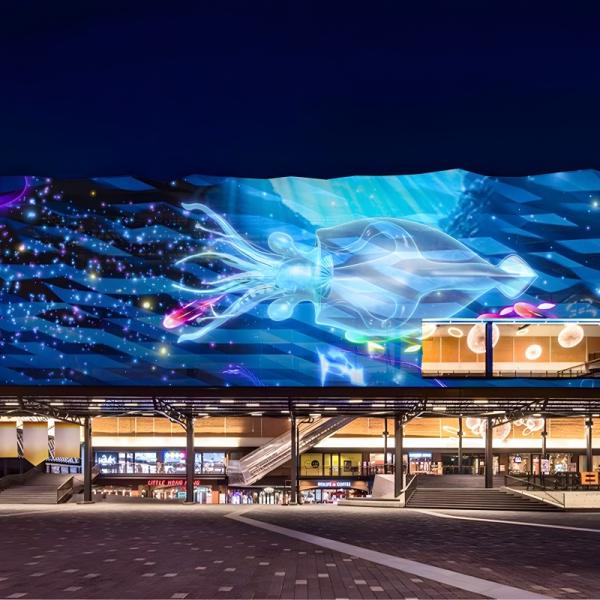 Quality 8500 Lumens Architectural Interactive Wall Projector For Cultural Tourism for sale