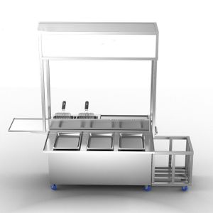 Quality Stainless Steel Mobile Food Truck Commercial Catering Food Van for sale
