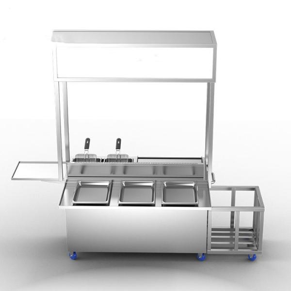 Quality Stainless Steel Mobile Food Truck Commercial Catering Food Van for sale