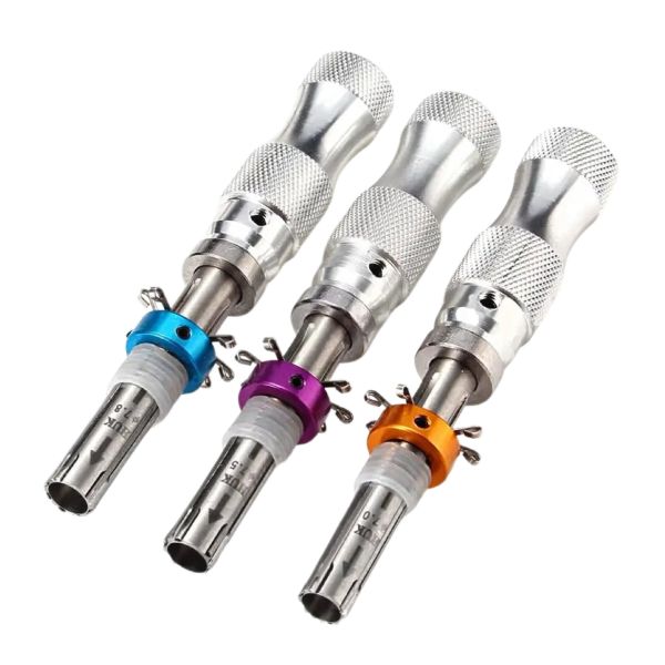 Quality Blue Plum Blossom Lock Opener Tool Set 3pcs For Smooth Lock Picking for sale