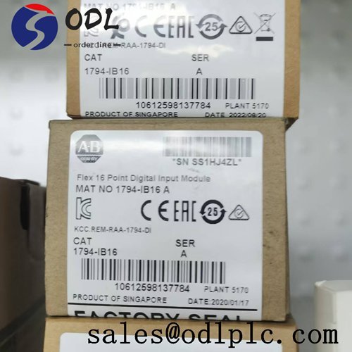 Quality Allen Bradley 1794-lB16 I/O Module 16 Digital Sink Inputs 24VDC for sale