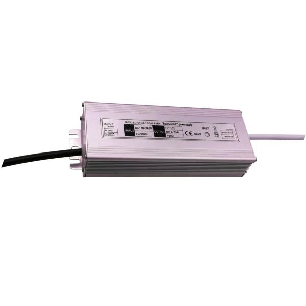 Quality Ultralight 8.33A 12 Volt Outdoor Power Supply , Rainproof Constant Voltage Driver for sale