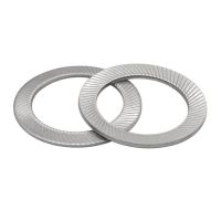 Quality M3 M4 M5 M6 M24 Dacromet Double Fold Self-Locking Washer DIN25201 for sale