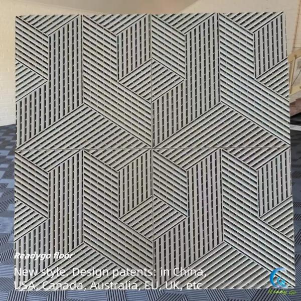 Quality Oil Resistant Plastic Garage Tiles Polypropylene Industrial Interlocking Floor Tiles for sale
