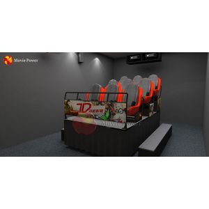 Quality Interactive Cinema 100-200 Capacity 7D Interactive Cinema for sale