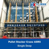 Quality Single Deep pallet Stacker Crane ASRS, Floor Supported SRM(Storage Retrieval for sale