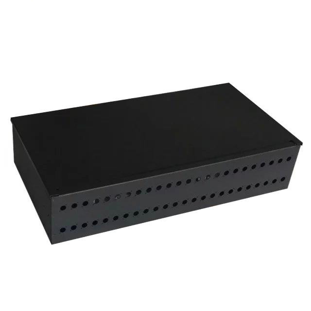 Quality 19" 2U Fiber Patch Panel Rack Mount Fixed Type 48 Core FC Adapter for sale
