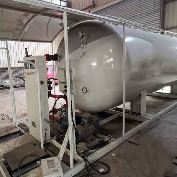 Quality 50000 Liter LPG Car Filling Stations Carbon Steel 1.2mpa for sale