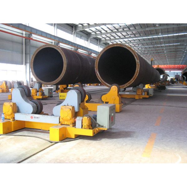 80T Steel Pipe Welding Positioners / Welding Rotator Construction from ...