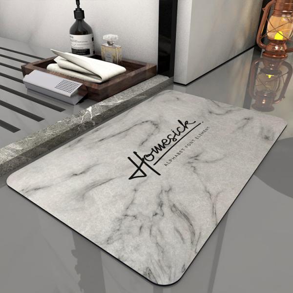 Quality Microfiber Anti Slip Bath Mat Quick Drying Super Absorbent for sale
