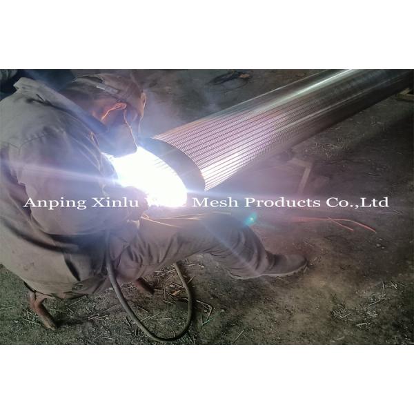 Quality Spiral Wedge Wire Johnson Well Screen Tube With Thread Male And Female End Connections for sale