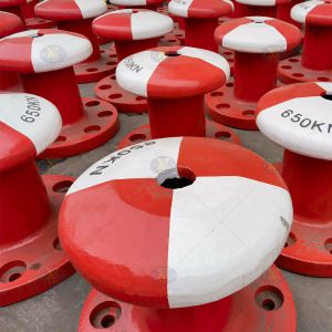 Quality Cast Steel/Cast Iron Docking Dolphin Marine Pillar Bollard for Ports Marine for sale