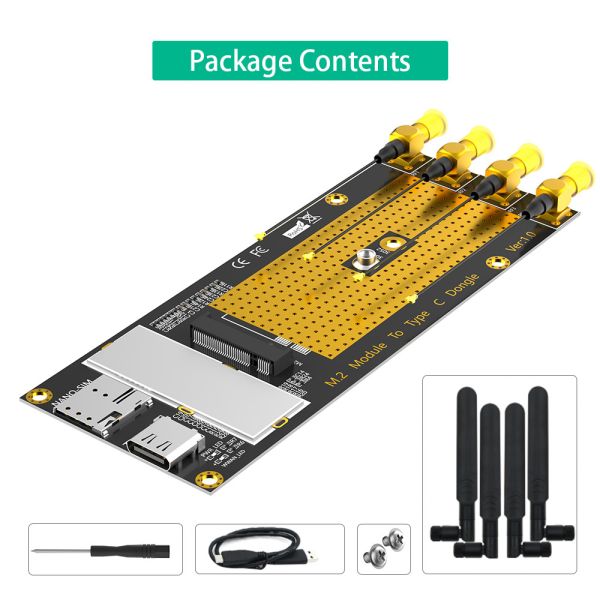 Quality Customized PCI-E NGFF To M 2 NVME Adapter For RM500Q RM500U Module for sale