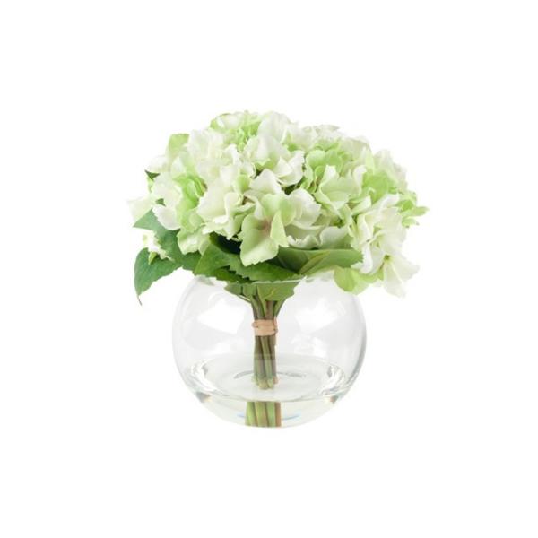 Quality Realistic Hydrangeas Silk Fake Flowers Centerpieces 15cm 20cm for sale