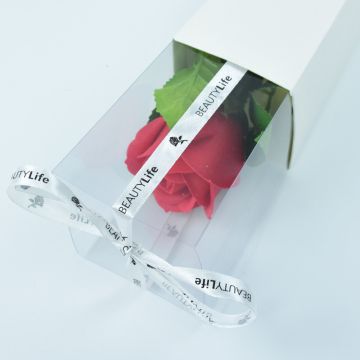 Quality Nice Design Single Rose Flower Box With Different Color And Ribbon For for sale