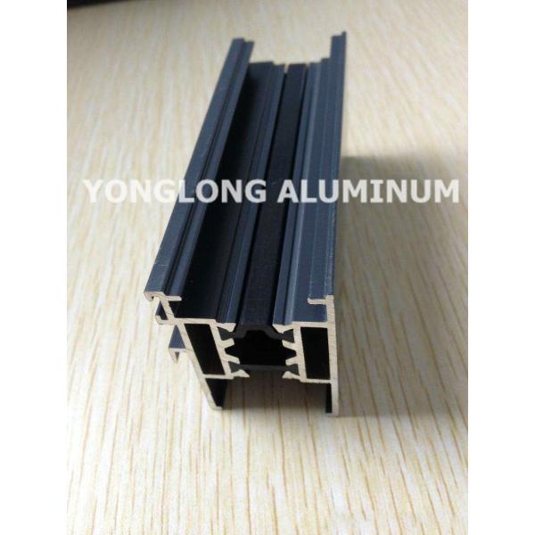Quality Mechanical Strength Aluminum Curtain Wall Profile Extrusions Rectangle Shape for sale