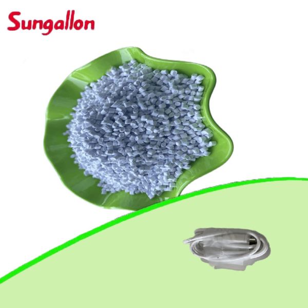 Quality 20A~60D Translucent TPE Elastomer Material Pellet for Flame Retadant Wires for sale