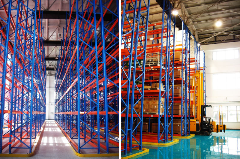 VNA Rack Or Very Narrow Aisle Rack High Density Warehouse Storage Racking