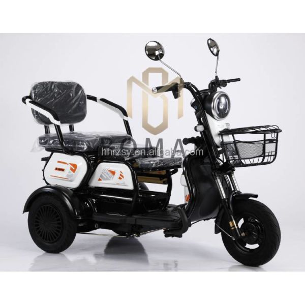Quality Open Body Type Electric Tricycle 3 Wheel Motorcycle for Adult Transportation for sale