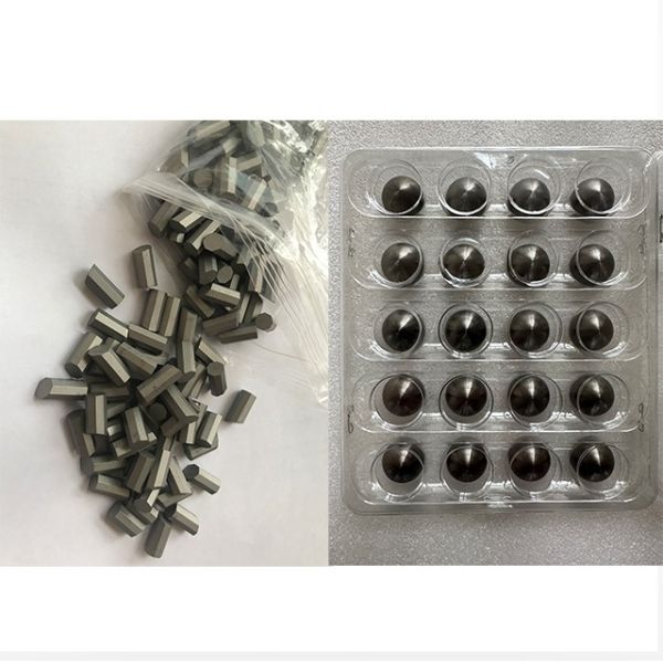 Quality Custom Size Glossy Surface Tungsten Carbide Buttons for Petroleum Drilling Made for sale