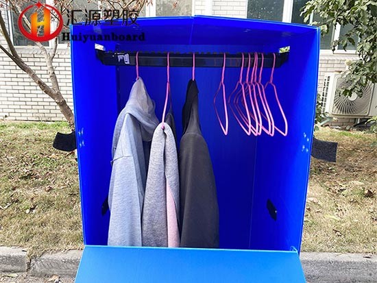 Quality Customized Impact Resistant Corrugated Plastic Box For Clothes Moving for sale