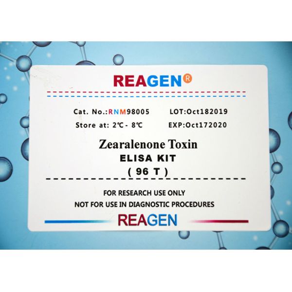 Quality Zearalenone Toxin ELISA Test Kit Competitive Colorimetric High Cross Reactivity for sale